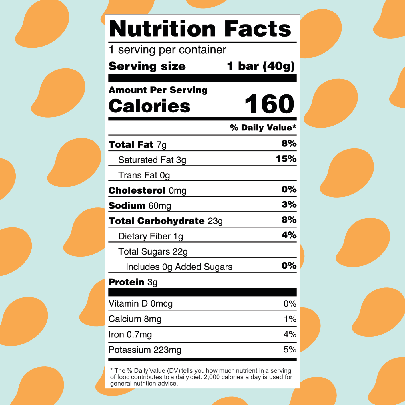 Lecka Natural Energy Bar - Mango Coconut – Lecka Nutrition